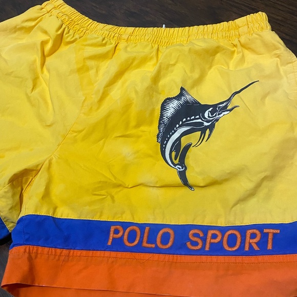 Polo Ralph Lauren | Shorts | Vintage Ralph Lauren Polo Sport Yellow ...